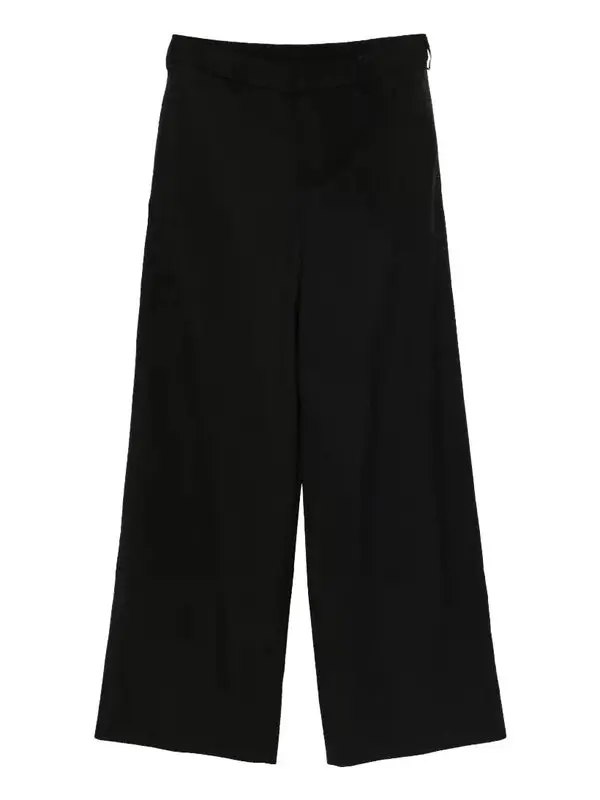 PT TORINO Elasticated-waistband Trousers - Black