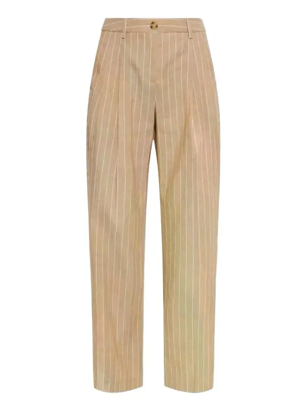 Paul Smith Pinstripe-print Trousers - Neutrals
