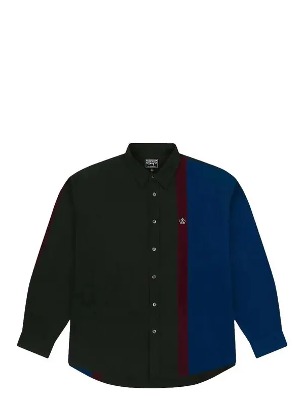 DENIM TEARS X Stussy Ivy Striped Multicolour Shirt - Green