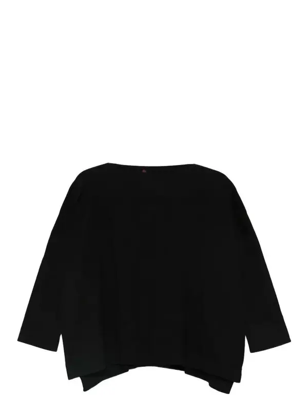 DANIELA GREGIS Three-quarter-sleeve Blouse - Black