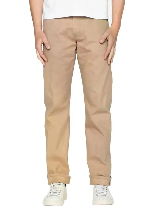 Naked & Famous Denim Selvedge Slacks Trousers - Neutrals
