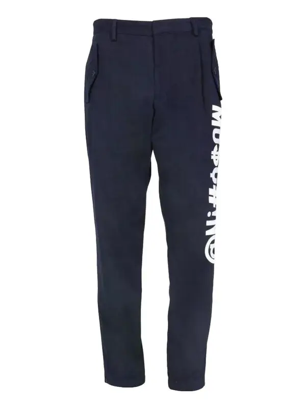 Moschino Logo Trousers - Blue