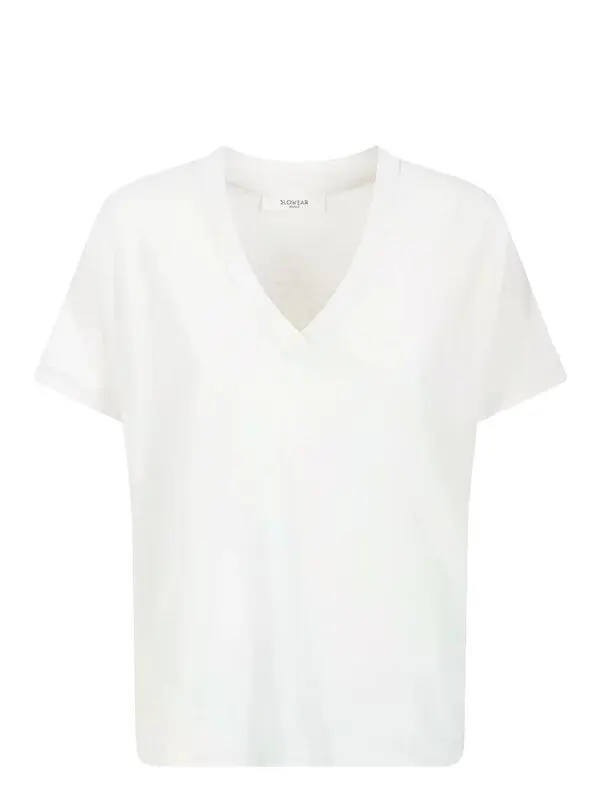ZANONE V-neck T-shirt - White