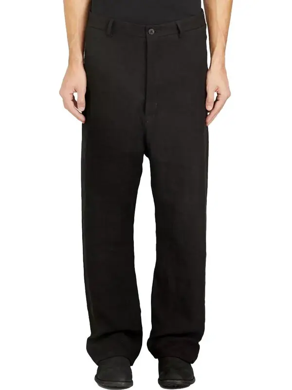 POÈME BOHÉMIEN Large Fit Trousers - Black