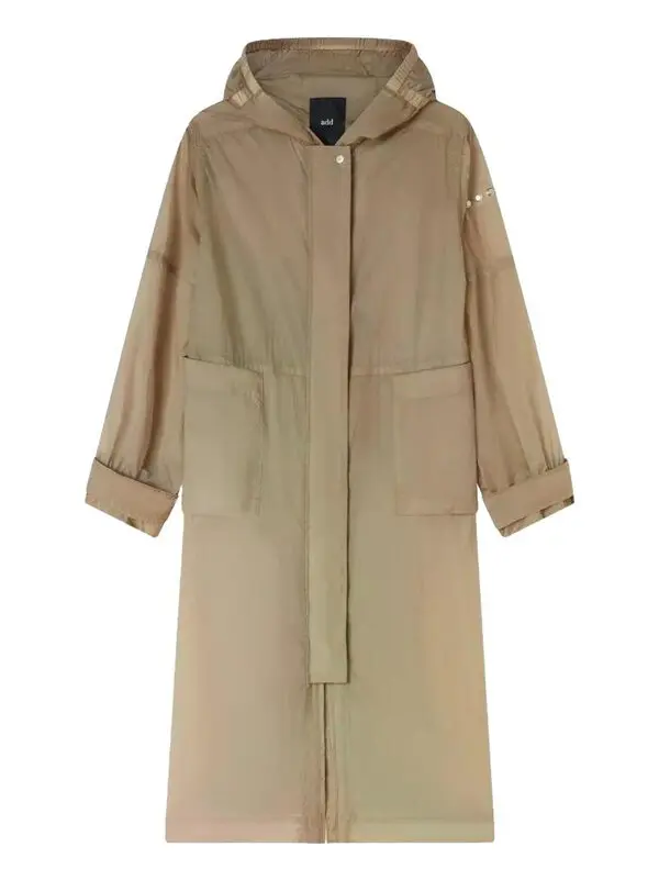 Add Hooded Parka Coat - Neutrals