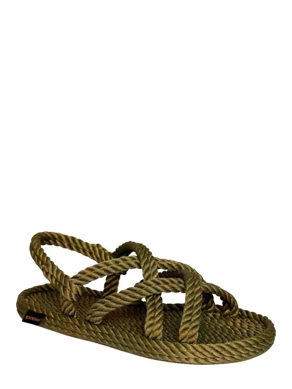 BOHONOMAD Rope Flat Sandals - Green