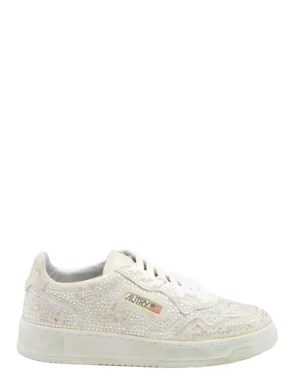 AUTRY Medalist Crystals Sneakers - White