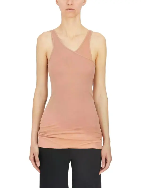 Rick Owens Overlapping Tank Top - Pink