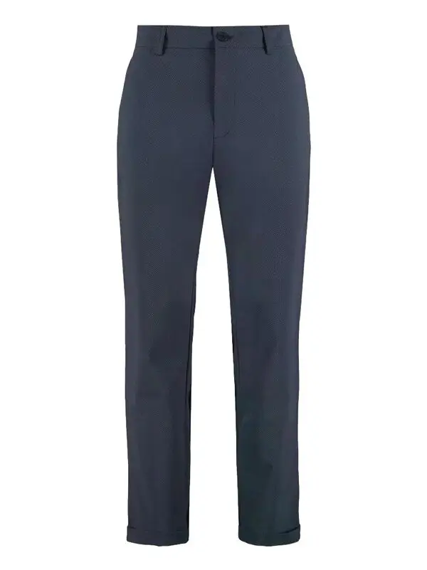 THE (ALPHABET) Patterned Tailored Trousers - Blue