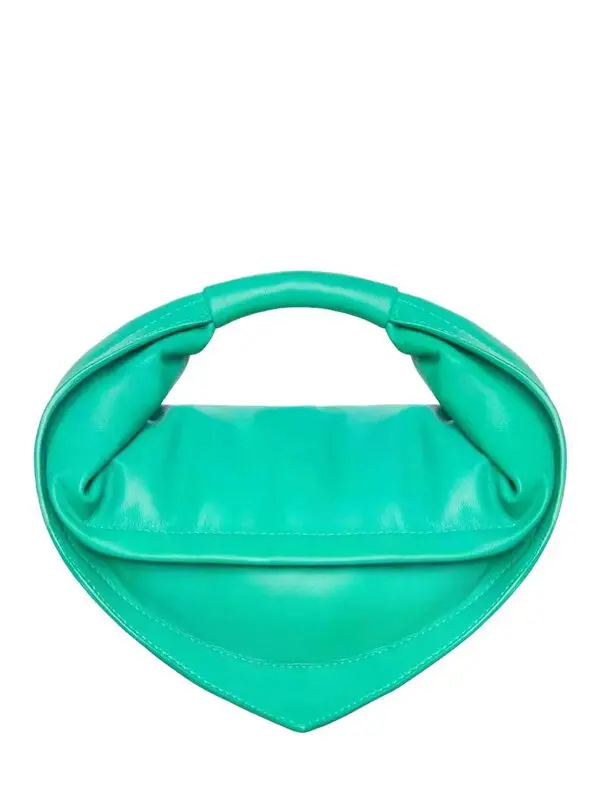 FEDERICO CINA Mini Tortellino Leather Tote Bag - Green