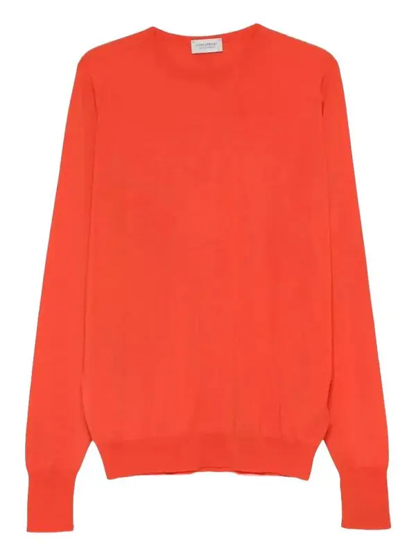 John Smedley Marcus Long-sleeve Sweater - Orange