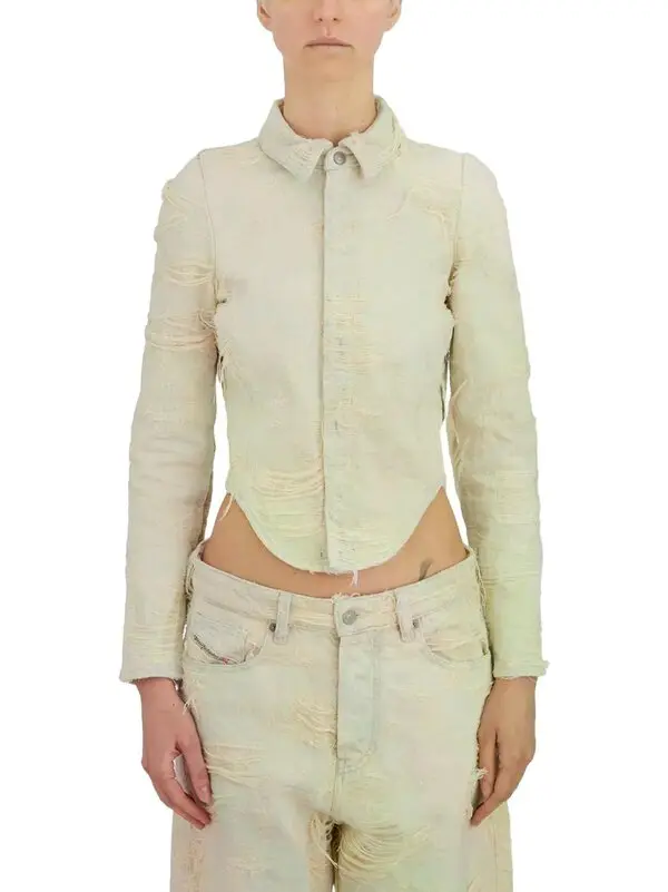 DIESEL® Distressed Shirt - Neutrals