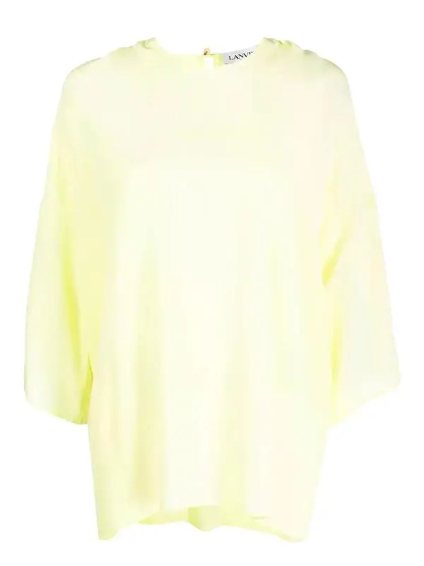 LANVIN Silk Blouse - Yellow