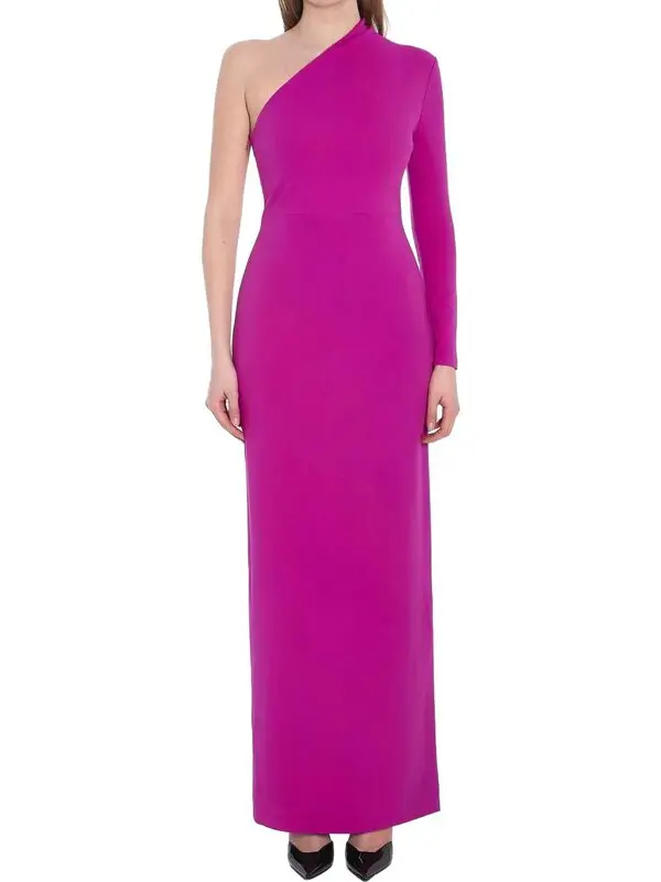Solace London Joana One-shoulder Maxi Dress - Pink