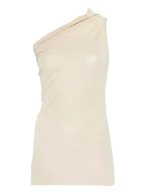 Rick Owens One-shoulder Tank Top - Neutrals