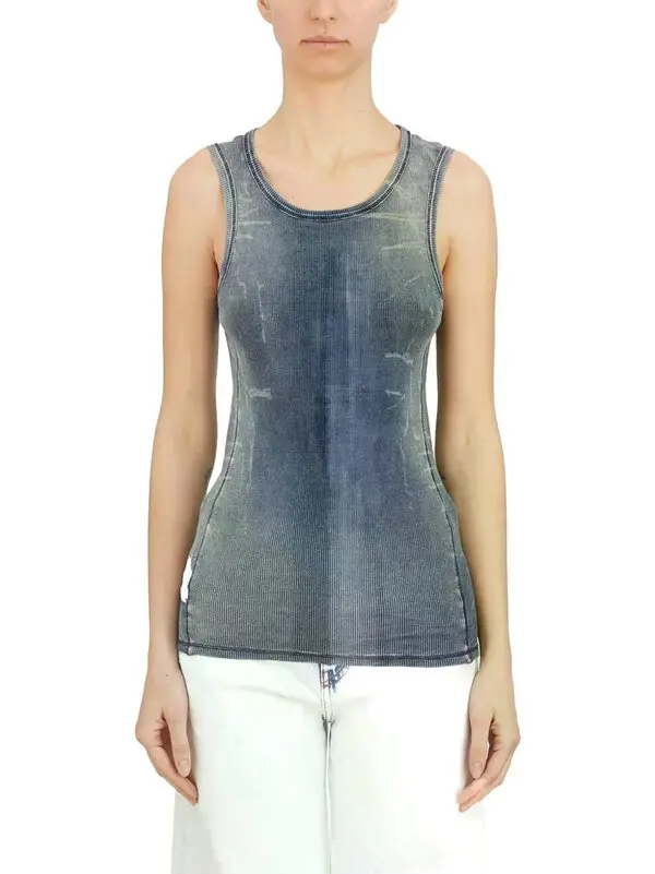 DIESEL® Ribbed Tank Top - Blue