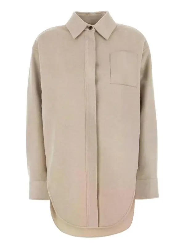 Loewe Buttoned Long-sleeve Shirt - Neutrals