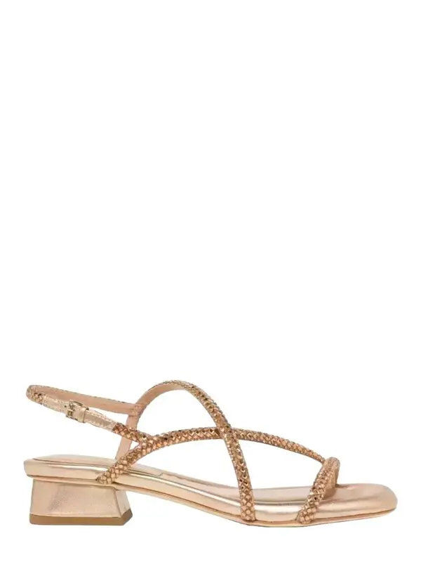 Ash Embellished Strap Sandals - Pink