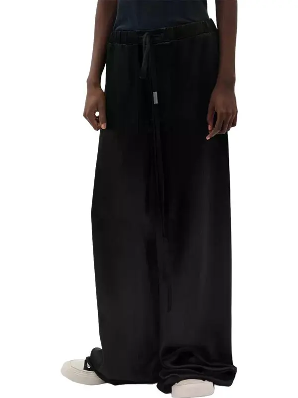 ANN DEMEULEMEESTER Sofi Satin Trousers - Black
