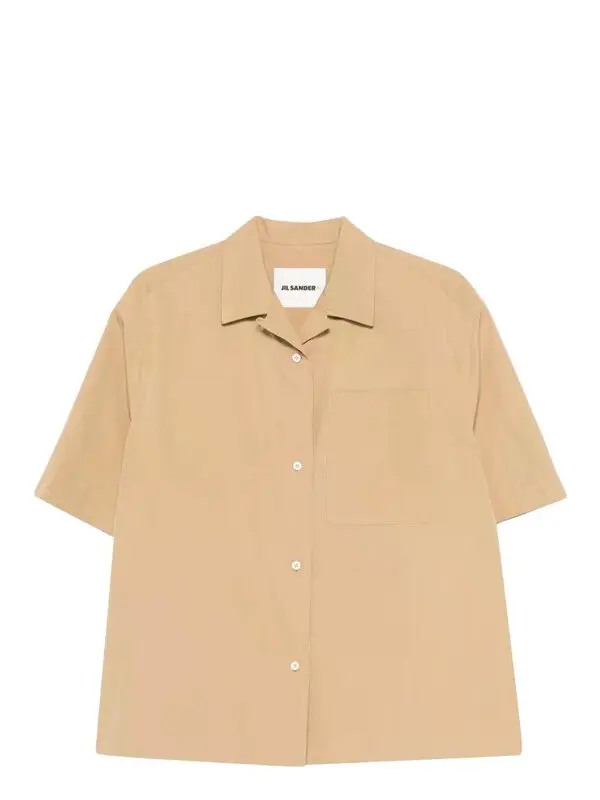 JIL SANDER Collared Pocket Shirt - Neutrals