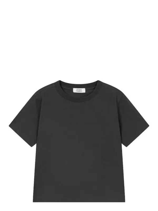 STUDIO TOMBOY Back Print T-shirt - Black