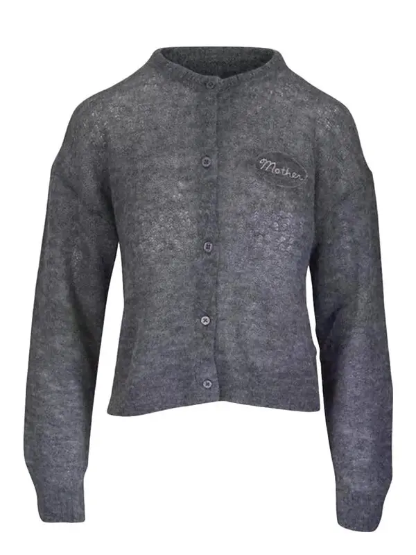MOTHER Buttoned Cardigan - Grey