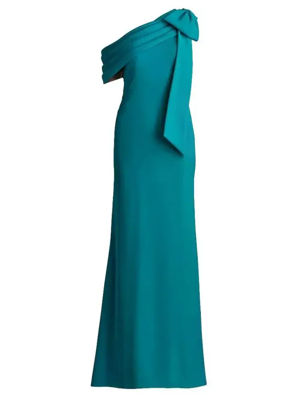 Tadashi Shoji Cassia One-shoulder Maxi Dress - Blue