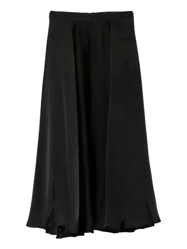 ANINE BING Christina Slit Skirt - Black