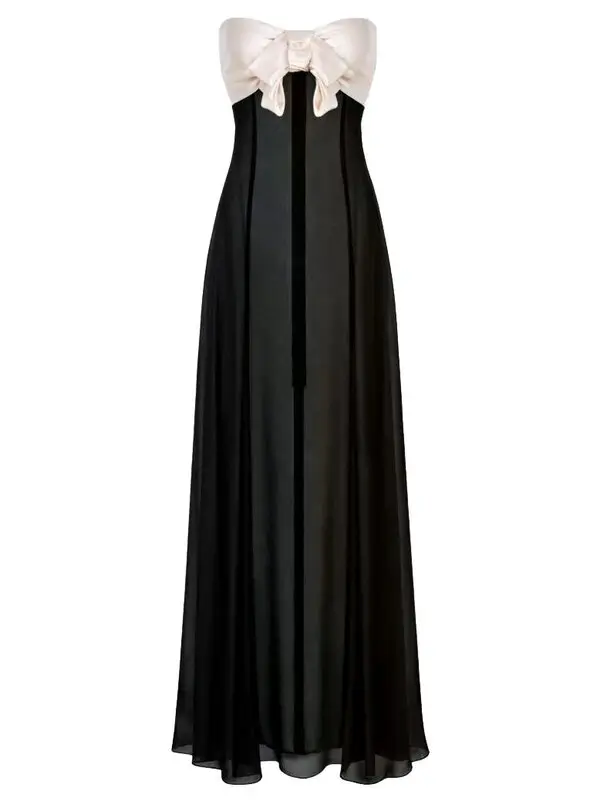 MANURI Strapless Maxi Dress - Black