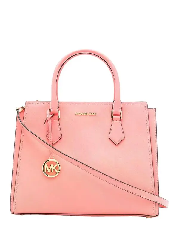 Michael Kors Large Leather Jet Set Tote - Pink