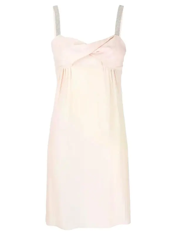 Fabiana Filippi Crossover Strap Dress - Pink
