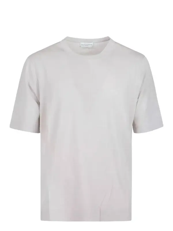 BALLANTYNE Short-sleeved Cotton T-shirt - Grey
