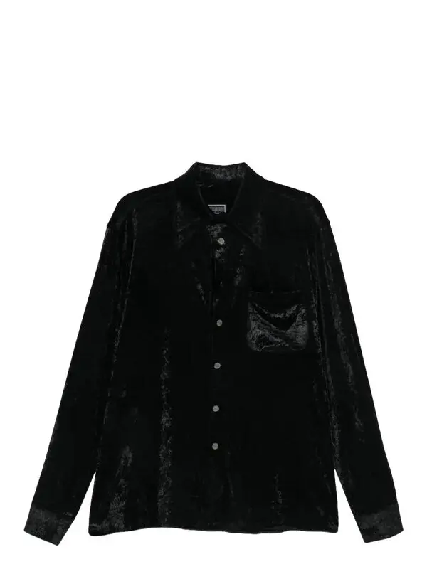 Versace 1990s Pocket Shirt - Black