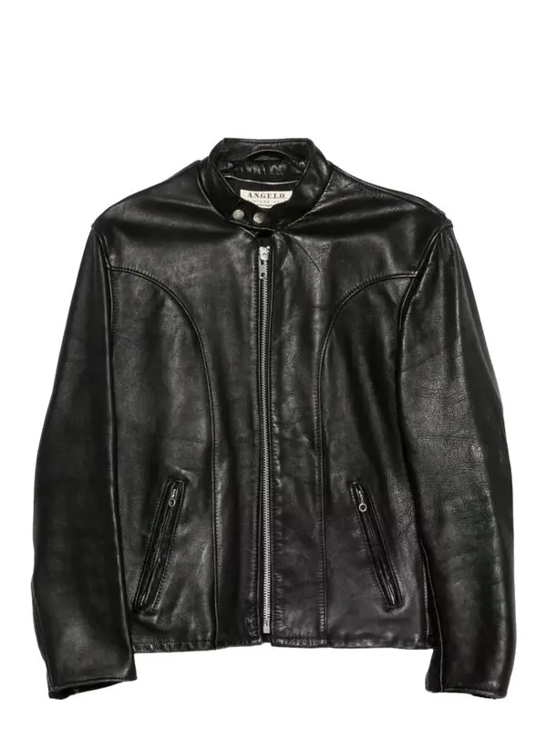 A.N.G.E.L.O. VINTAGE CULT 2000s Leather Jacket - Black