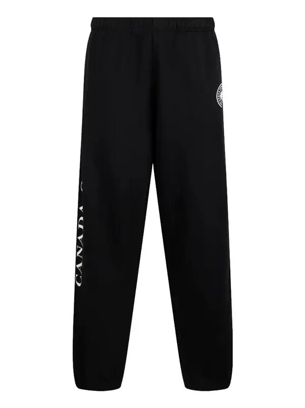 Canada Goose Rove Logo-detail Cotton Track Pants - Black