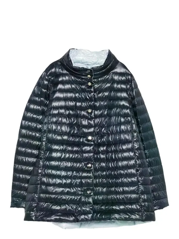 Herno Quilted Reversible Coat - Blue