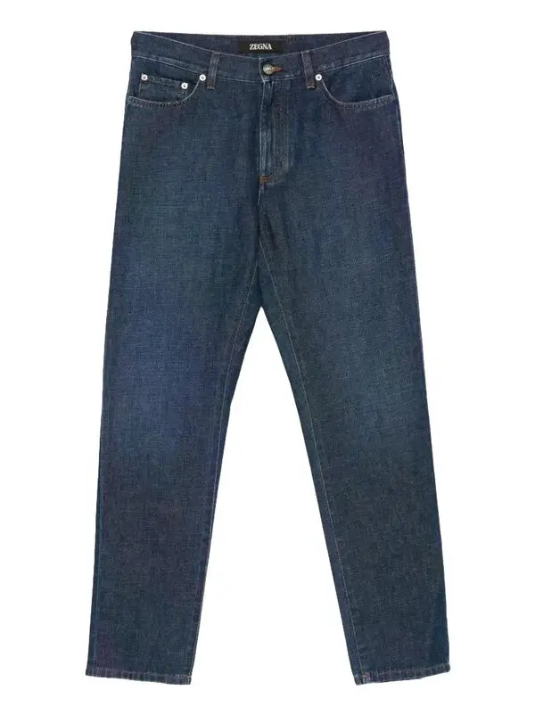 Zegna Straight Leg Jeans - Blue