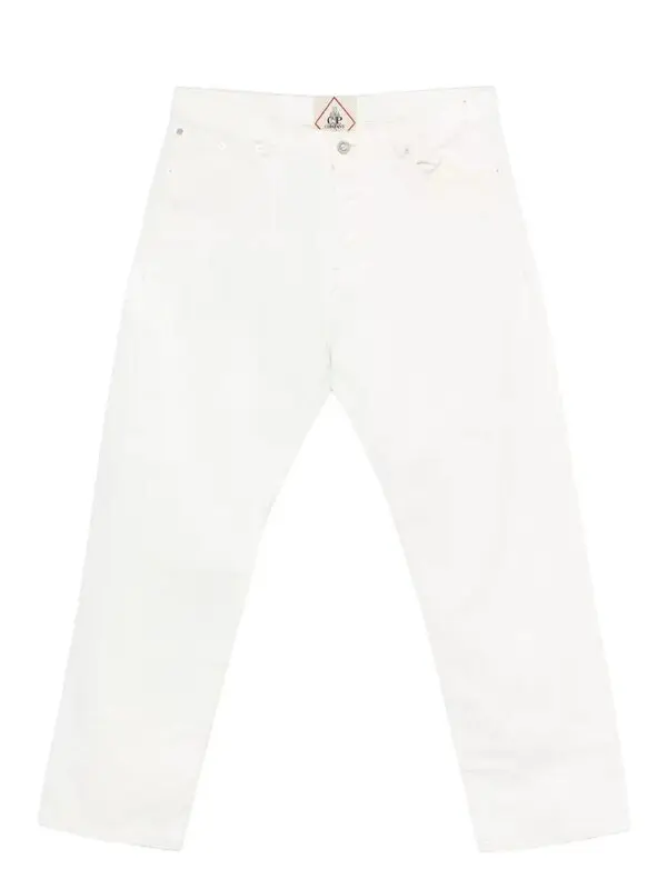 C.P. COMPANY Button Jeans - White