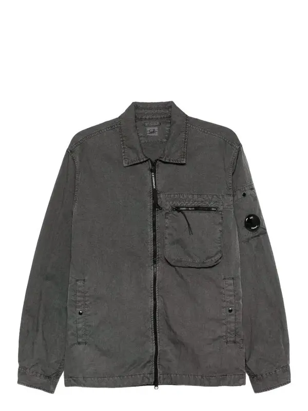 C.P. COMPANY Panama Zip Pocket Jacket - Grey
