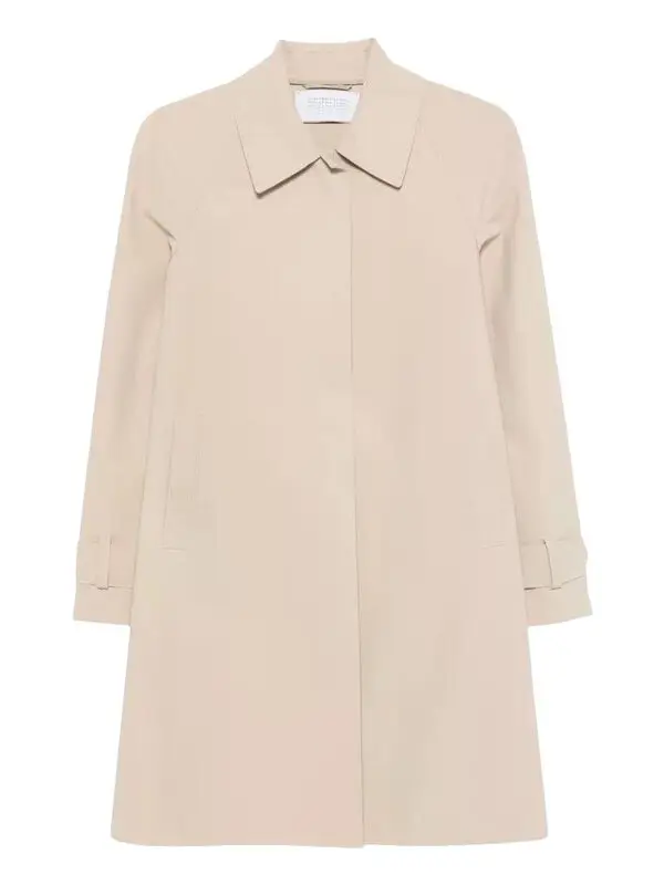 Harris Wharf London Cuff Detail Coat - Neutrals