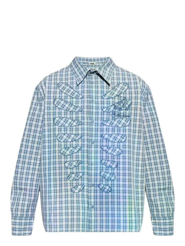 AVAVAV Cut-out Shirt - Blue