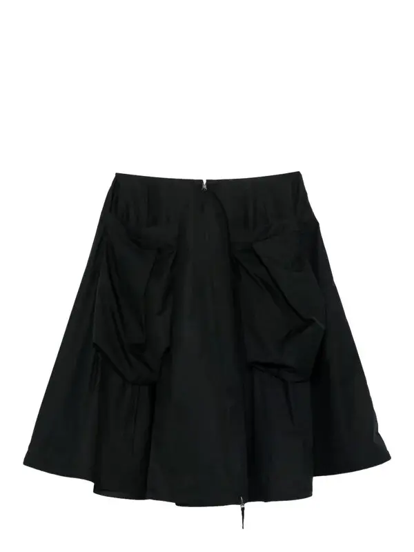 RUNDHOLZ Patch-pocket Midi Skirt - Black