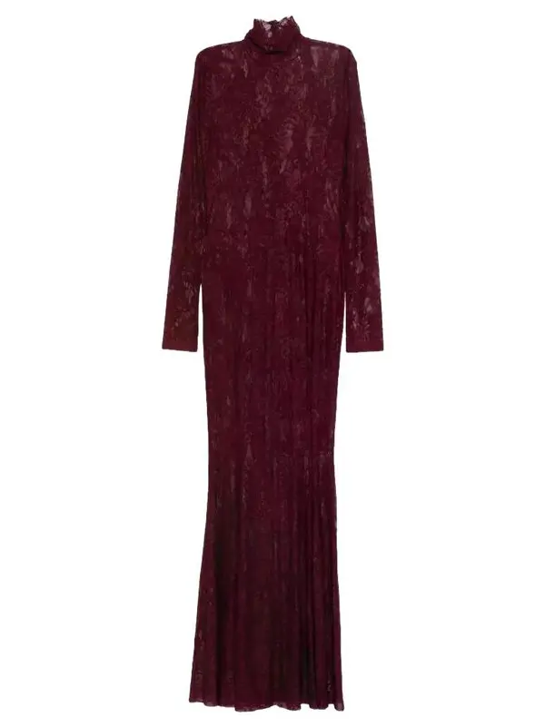 Norma Kamali Long-sleeve Maxi Dress - Purple