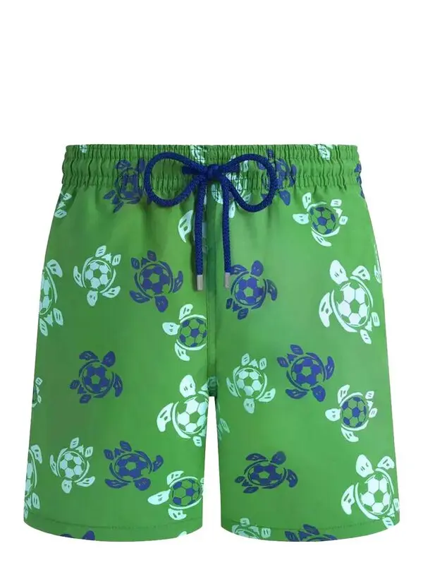 Vilebrequin Printed Beach Shorts - Green