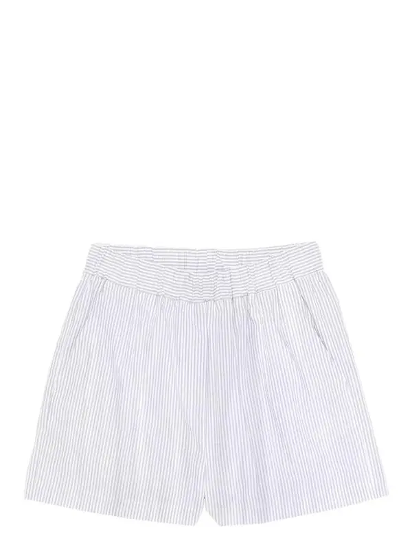 MANUEL RITZ Striped Shorts - White