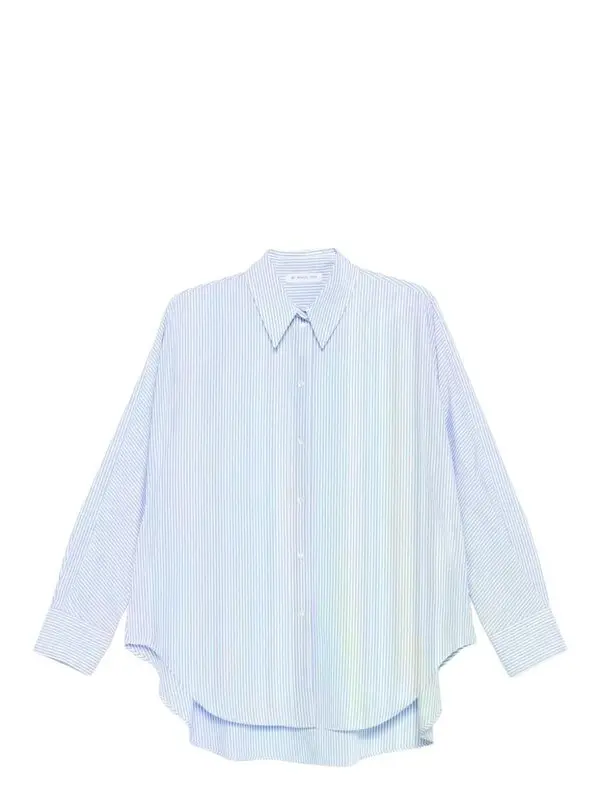 MANUEL RITZ Striped Shirt - Blue