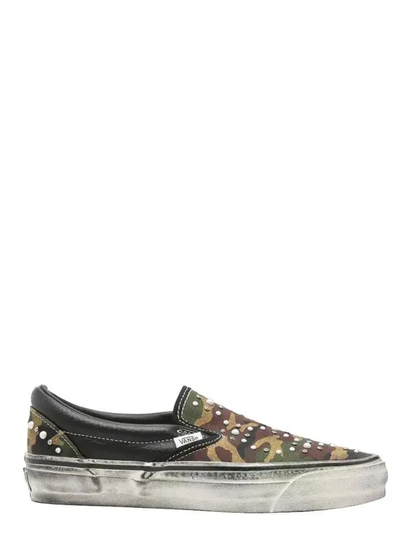 VANS Classic Camouflage Embellished Sneakers - Black