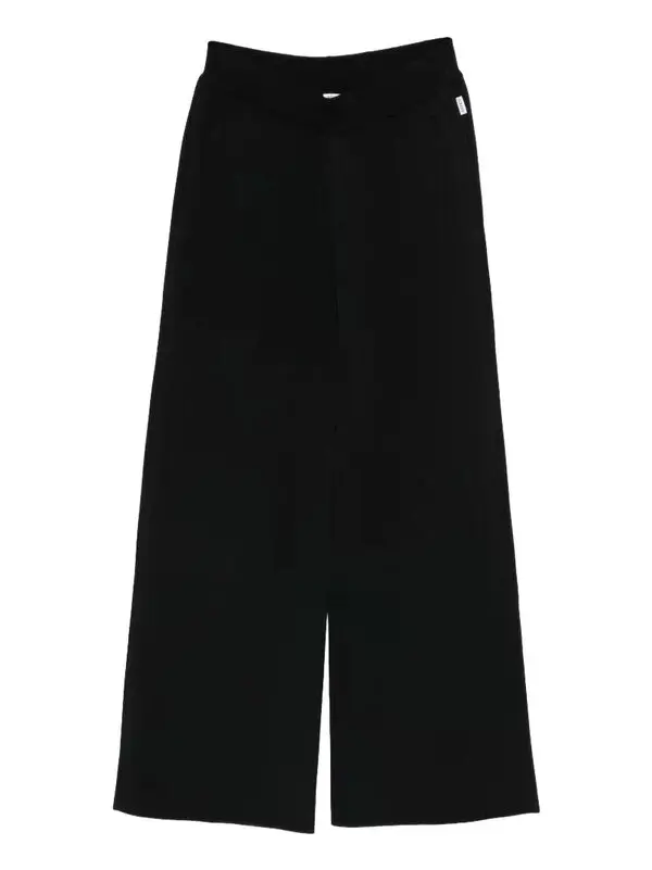 Aspesi Wide-leg Trousers - Black