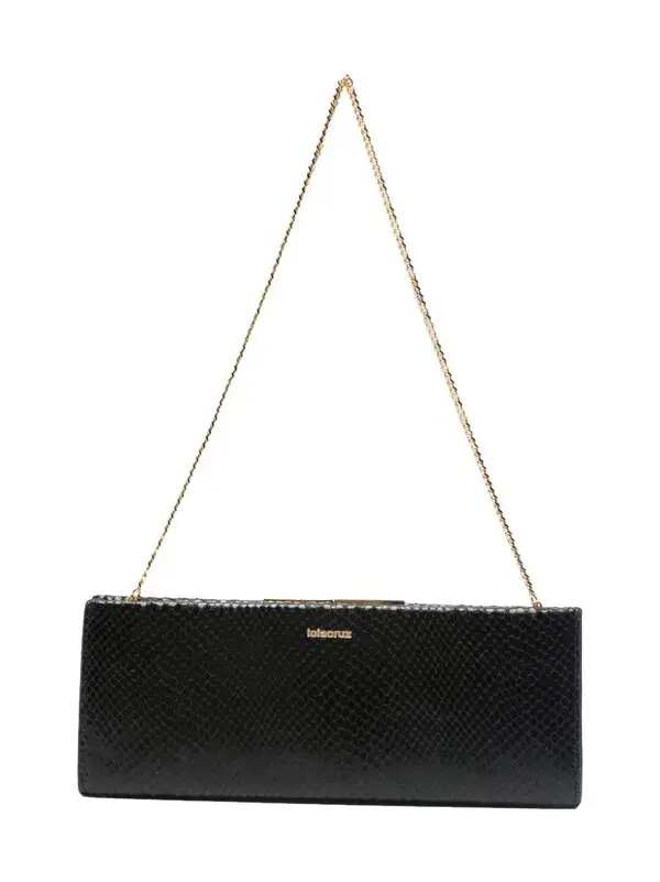Lola Cruz Chain-strap Clutch - Black