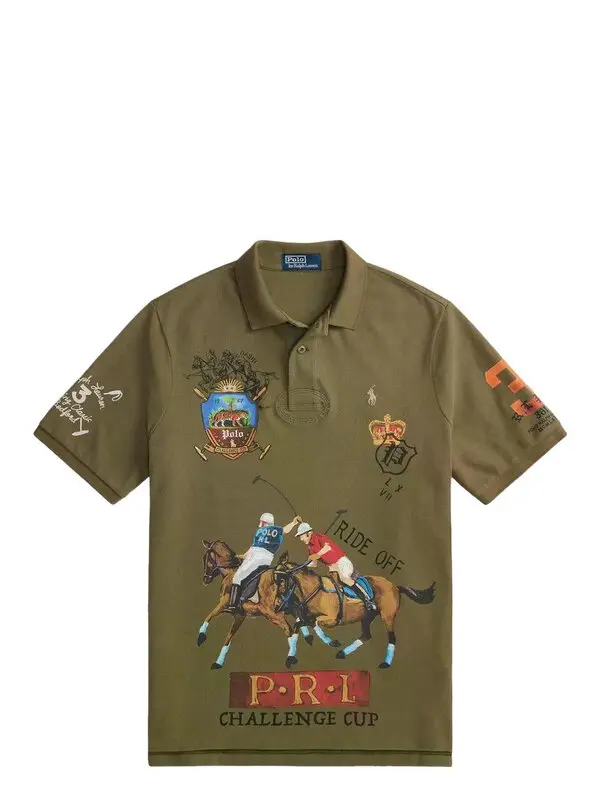 Polo Ralph Lauren Short-sleeve Graphic Polo Shirt - Green